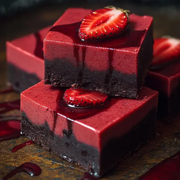 Halloween Vampire’s Kiss Strawberry Fudge - Cooking Circuit