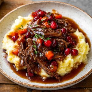 Cranberry Balsamic Roast Beef - Cooking Circuit