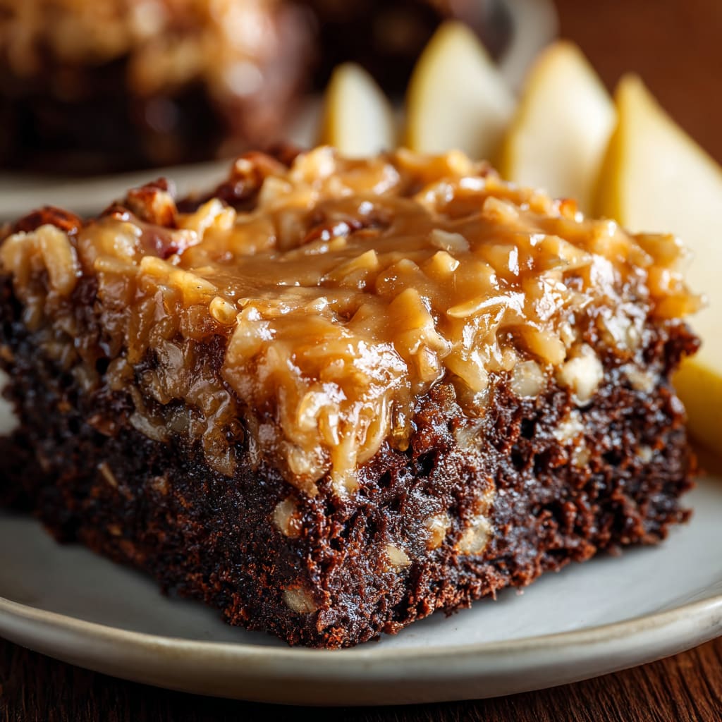 German Chocolate Brownies - Cooking Circuit