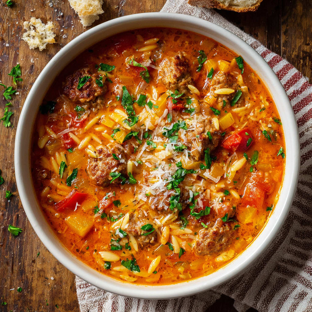 Italian Sausage Soup Recipe - Cooking Circuit