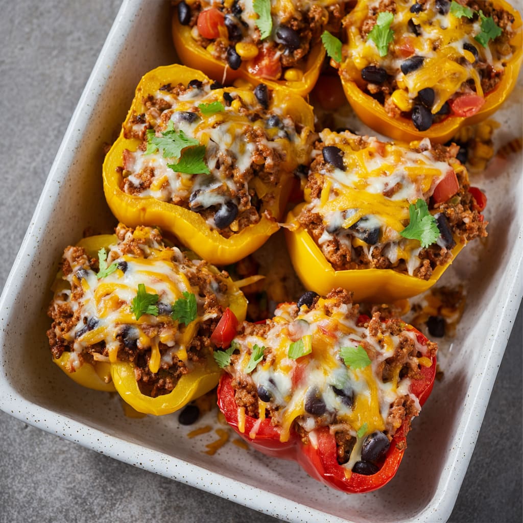 Taco Stuffed Peppers - Cooking Circuit
